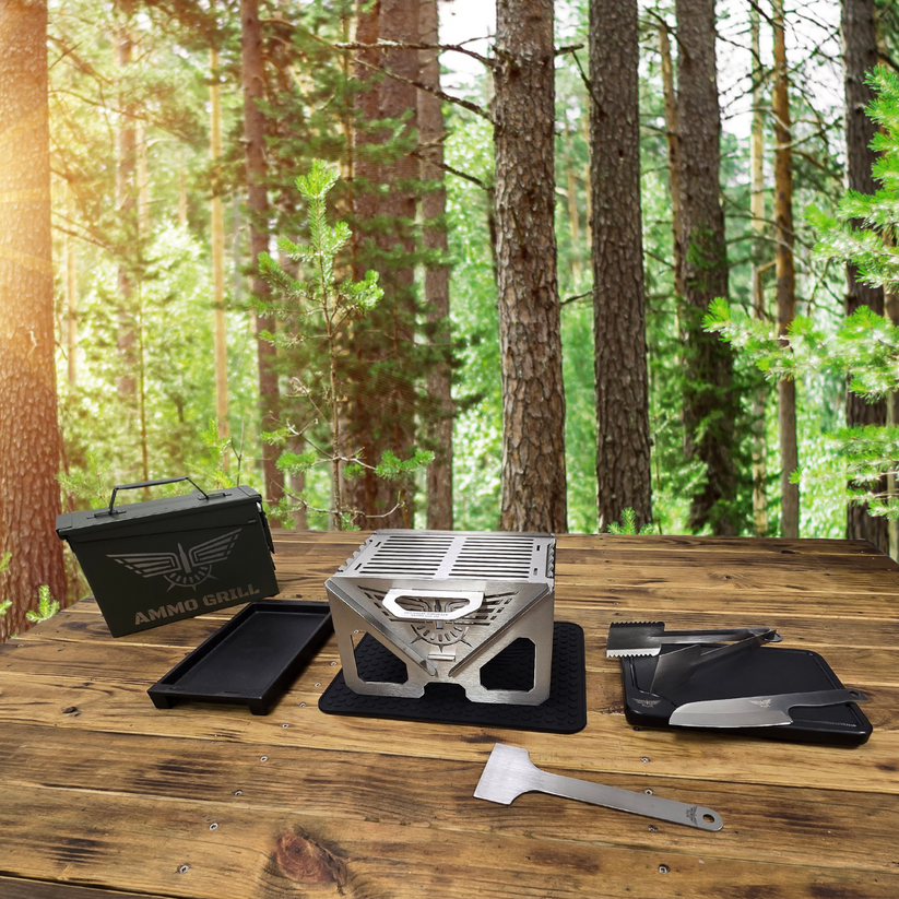 Ammo Can Grill – Field Cook Set – AMMO GRILL