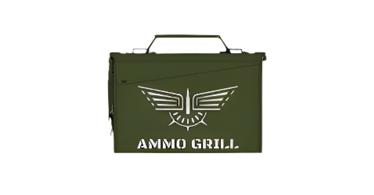 AMMO GRILL Stainless Steel Portable Charcoal Grills